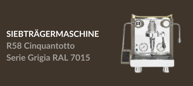 Rocket R58 Cinquantotto Serie Grigia RAL 7015 - Siebträgermaschinen von ...