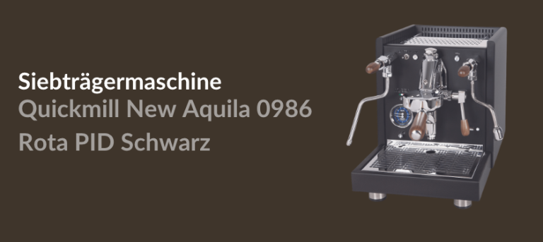 Quickmill New Aquila 0986 Rota PID Schwarz - von Quickmill