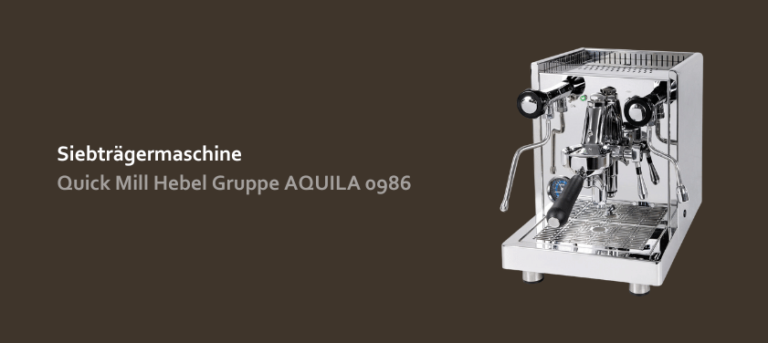 Quick Mill Hebel Gruppe AQUILA 0986 - Siebträgermaschinen von Quick Mill für hohe Ansprüche ...